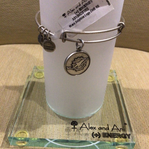 Alex and Ani | Jewelry | Alex And Ani Miami Dolphins Logo Rafaelian ...
